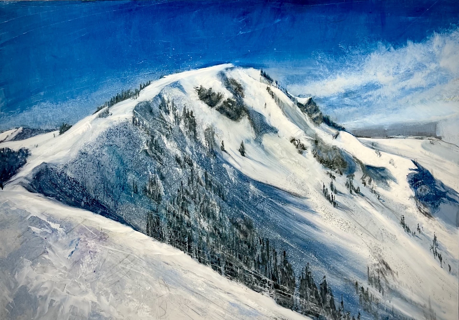 Powder Dream: Original Oil Painting